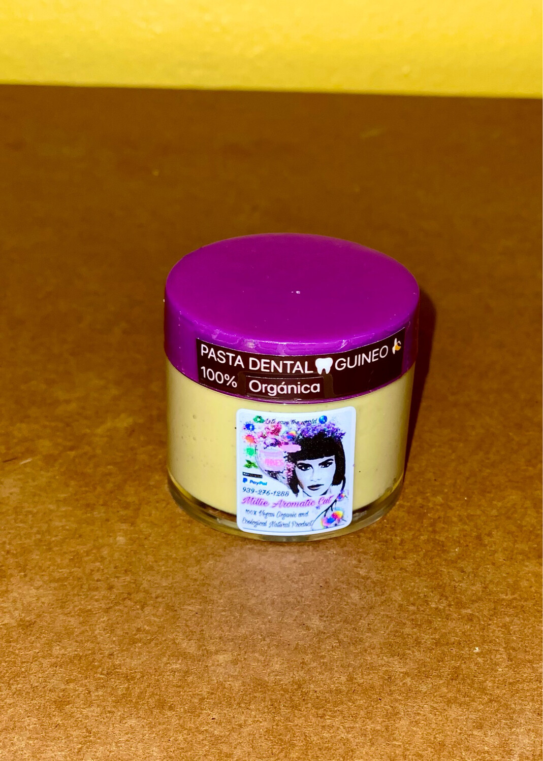 Pasta Dental Orgánica sin Fluor 2 onzas - Millie Aromatic Cut Cosmetica ...