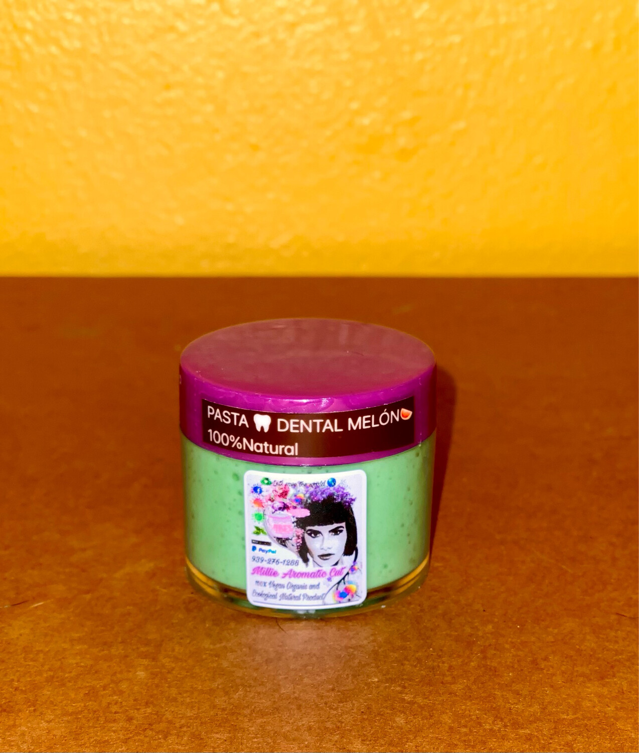 Pasta Dental Orgánica sin Fluor 2 onzas - Millie Aromatic Cut Cosmetica ...