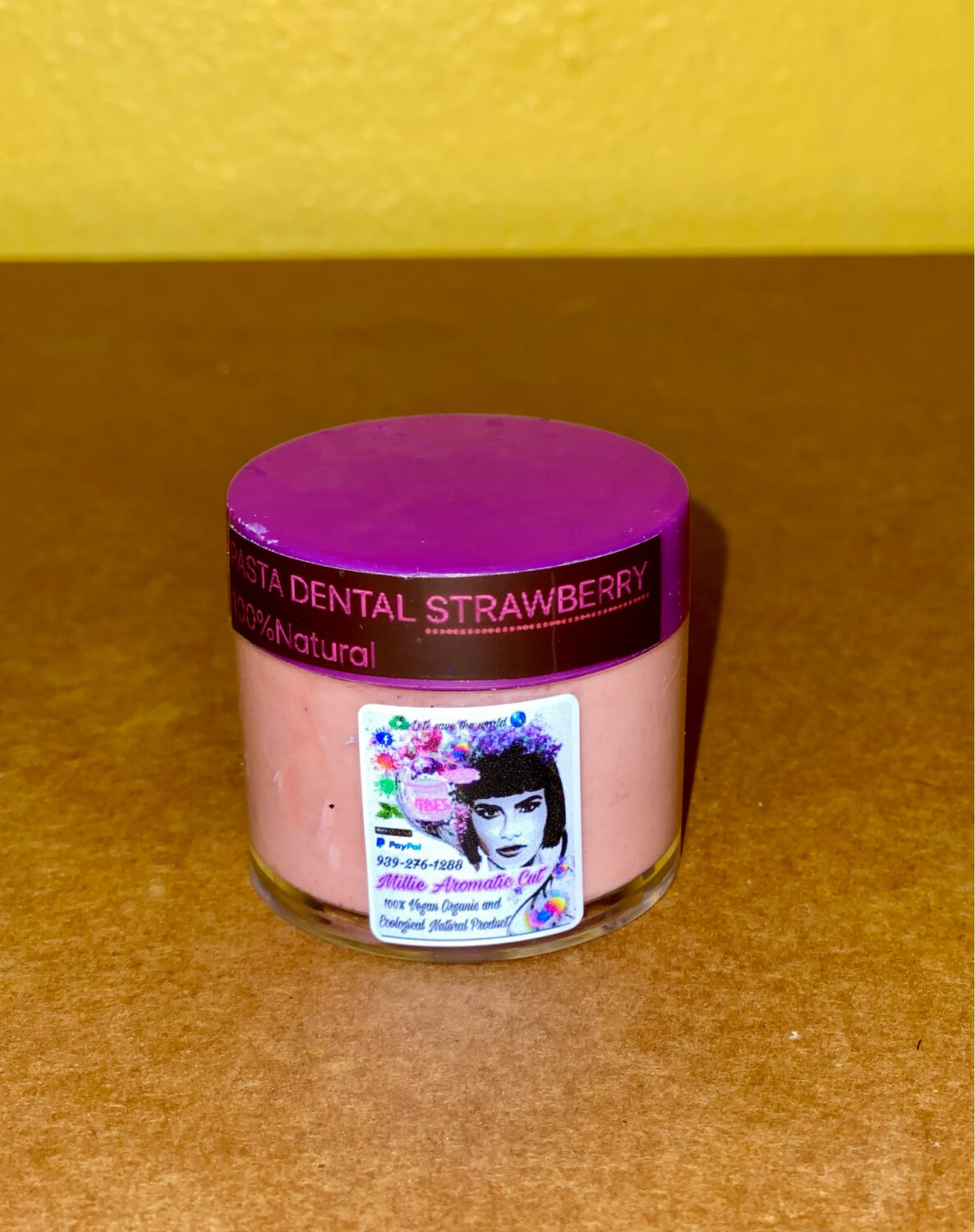 Pasta Dental Orgánica sin Fluor 2 onzas - Millie Aromatic Cut Cosmetica ...
